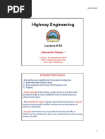 Highway Engineering I - Topic 6 - Intersections Interchanges | PDF | Interchange (Road ...
