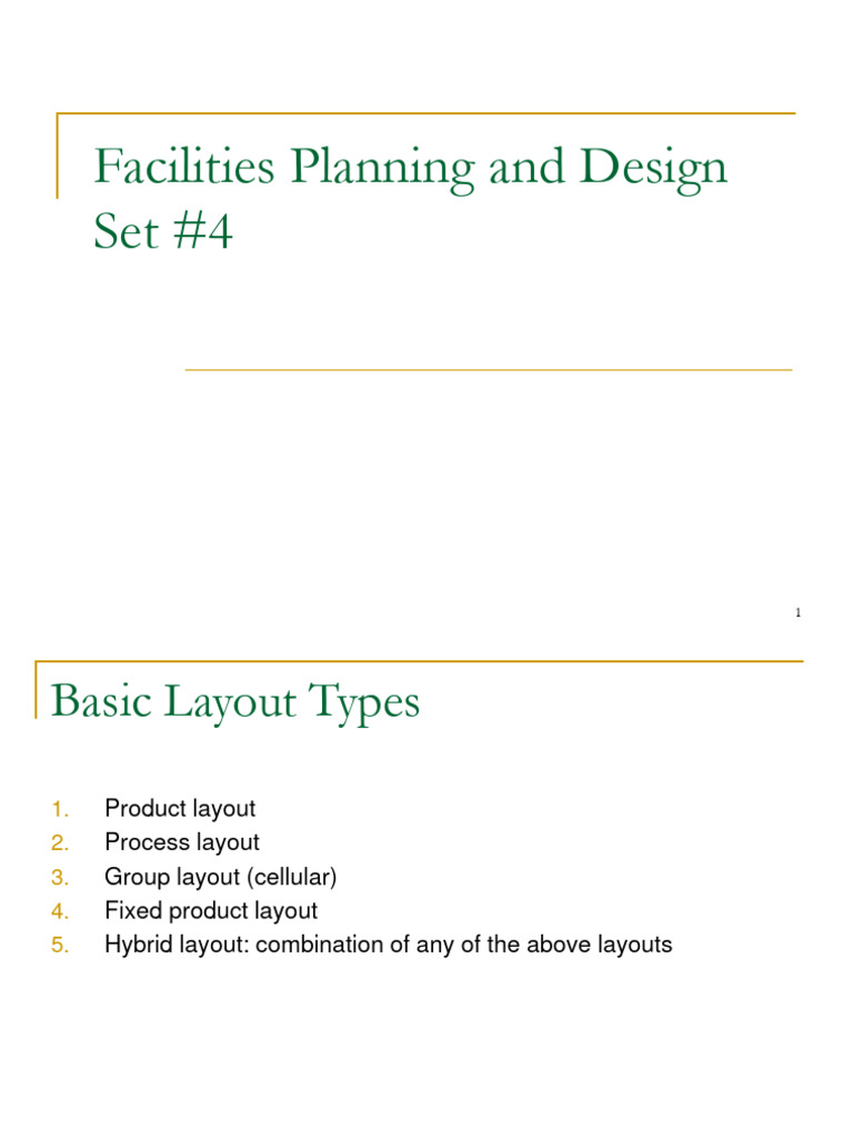 4 FLP Layouts Flow Measures | PDF | Quantity