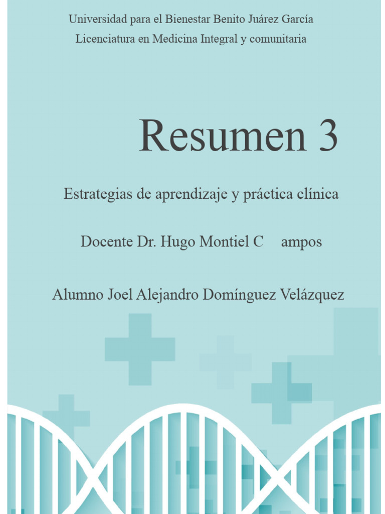 Resumen-3-F | PDF | Diagnostico medico | Razonamiento deductivo