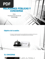 CONCIERGE | PDF | Hotel