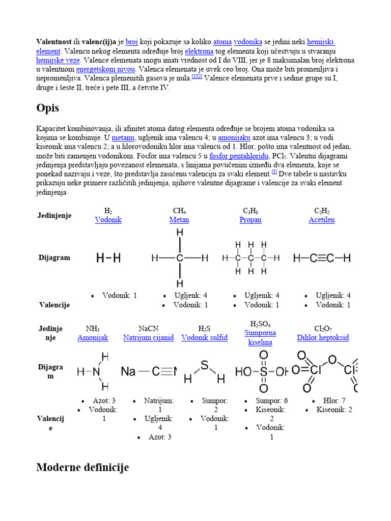 Valentnost Ili Valenca | PDF