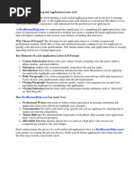 French Job Application Letter Guide | PDF | Human Communication
