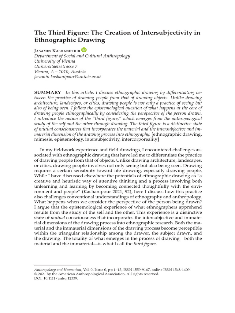 The Third Figure - The Creation of Intersubjectivity in Ethnographic ...