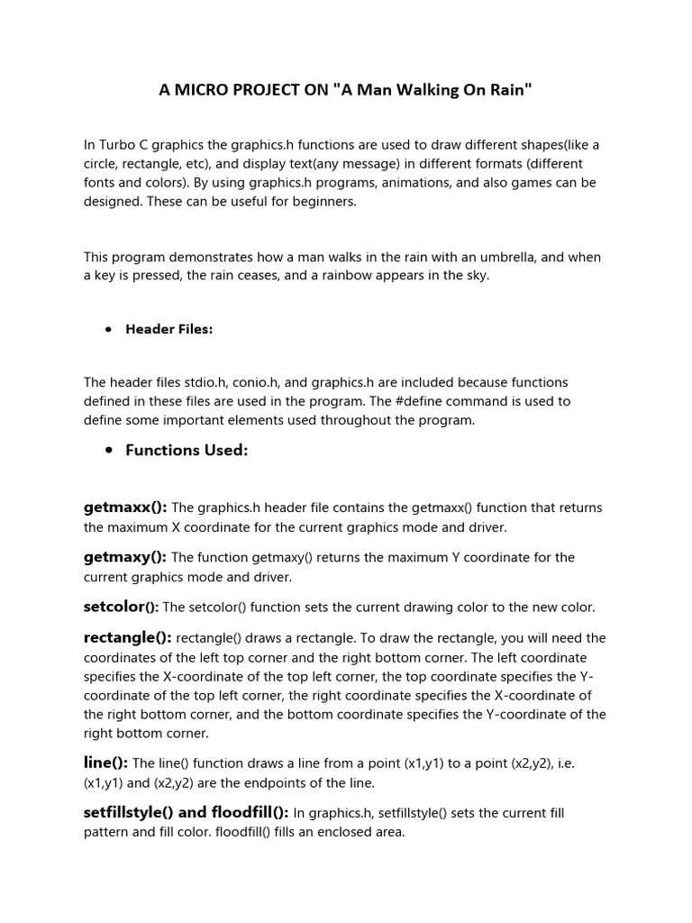 A Micro Project On CGR22222 | PDF | Computing | Computer Programming