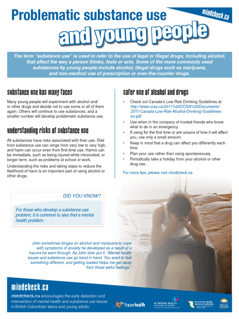 Factsheet-SubstanceUs. WWW - Mindcheck.ca | Download Free PDF ...