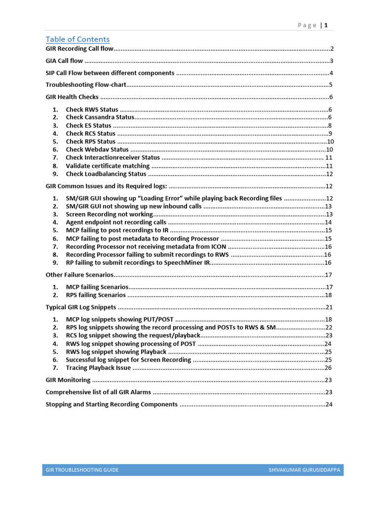 Gir Troubleshooting Guide | Download Free PDF | Networking | Internet & Web