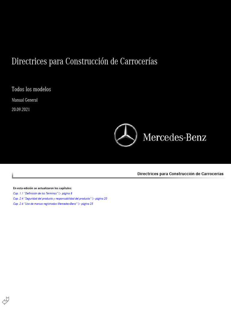 Directrices para Construcción de Carrocerías: Todos Los Modelos | PDF