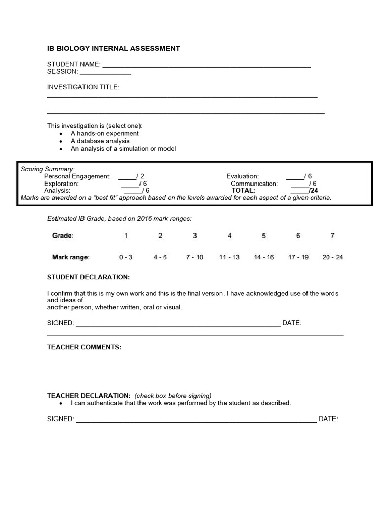 IA Criteria and Cheaklist | PDF | Statistics | Methodology