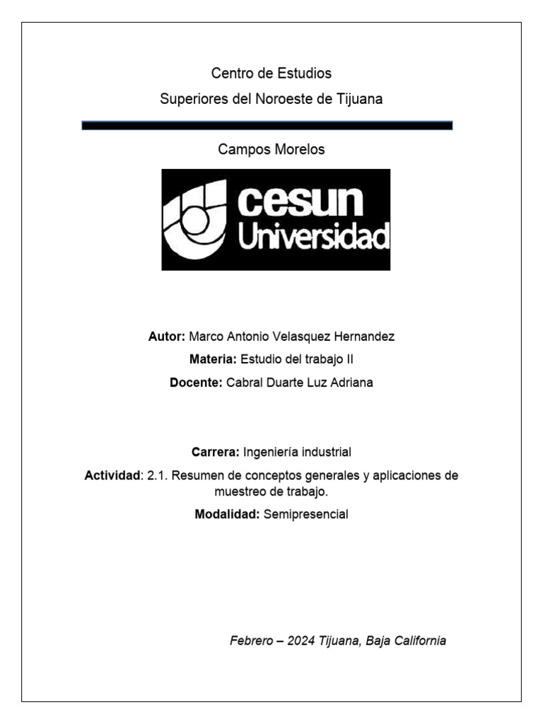 2.1. Resumen de Conceptos Generales y Aplicaciones de Muestreo de ... 2.1. Resumen de Conceptos Generales y Aplicaciones de Muestreo de ...