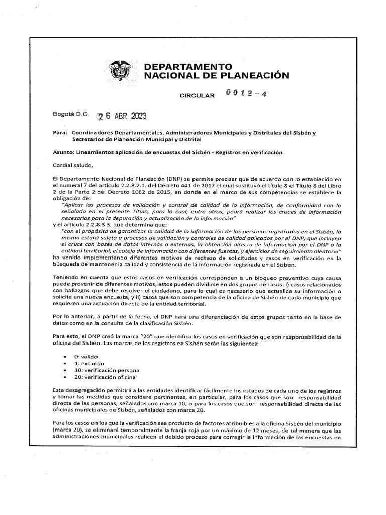 Circular-00124-De-2023 DNP | PDF