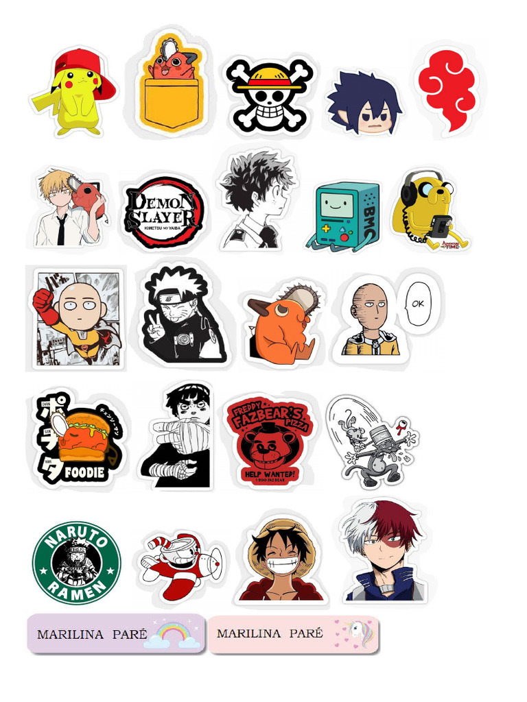 STICKERS | PDF
