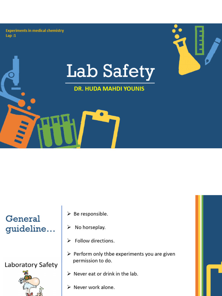 lab safety | PDF | Laboratories | Laboratory Equipment