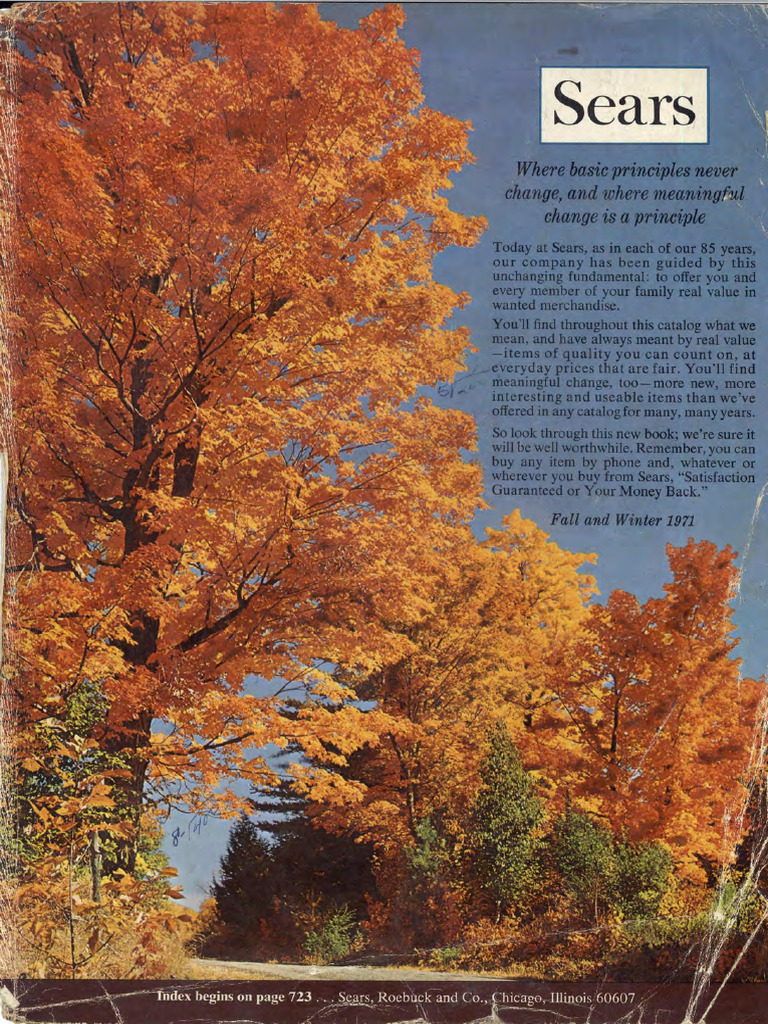 1971 Sears Fall Winter Catalog | PDF | Shirt | Sweater