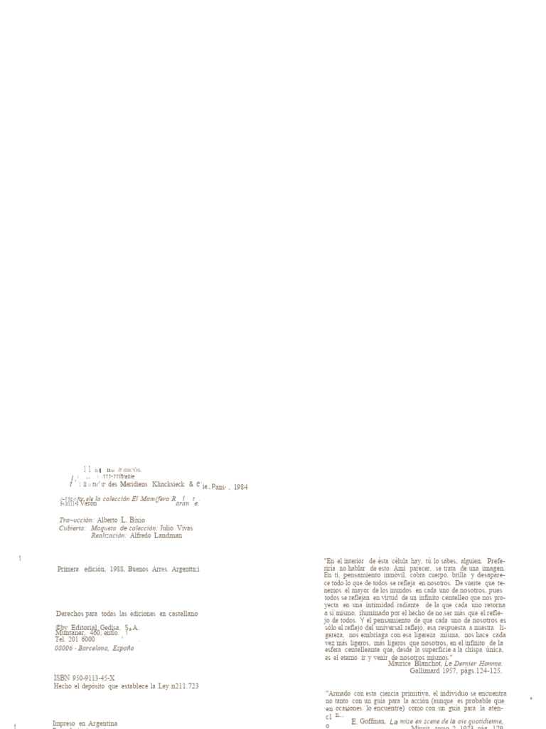 El Transeunte y El Espacio Urbano[Isaac Joseph] | PDF | Ciencias del comportamiento | Conceptos ...