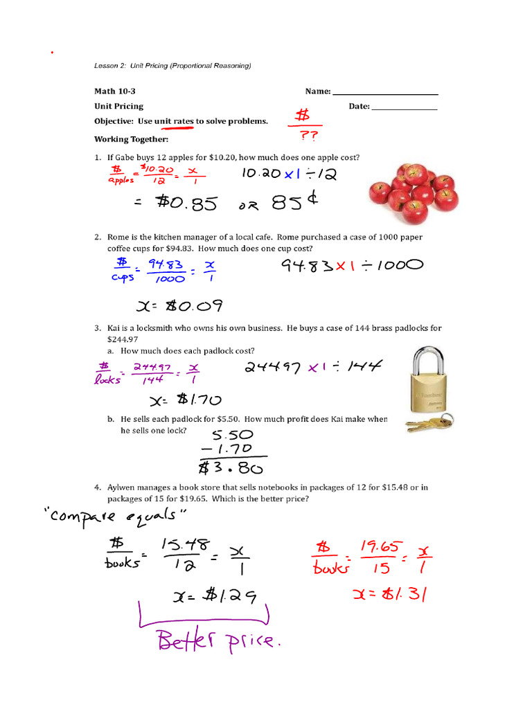 2.0 Unit Pricing.E4.2021 | PDF