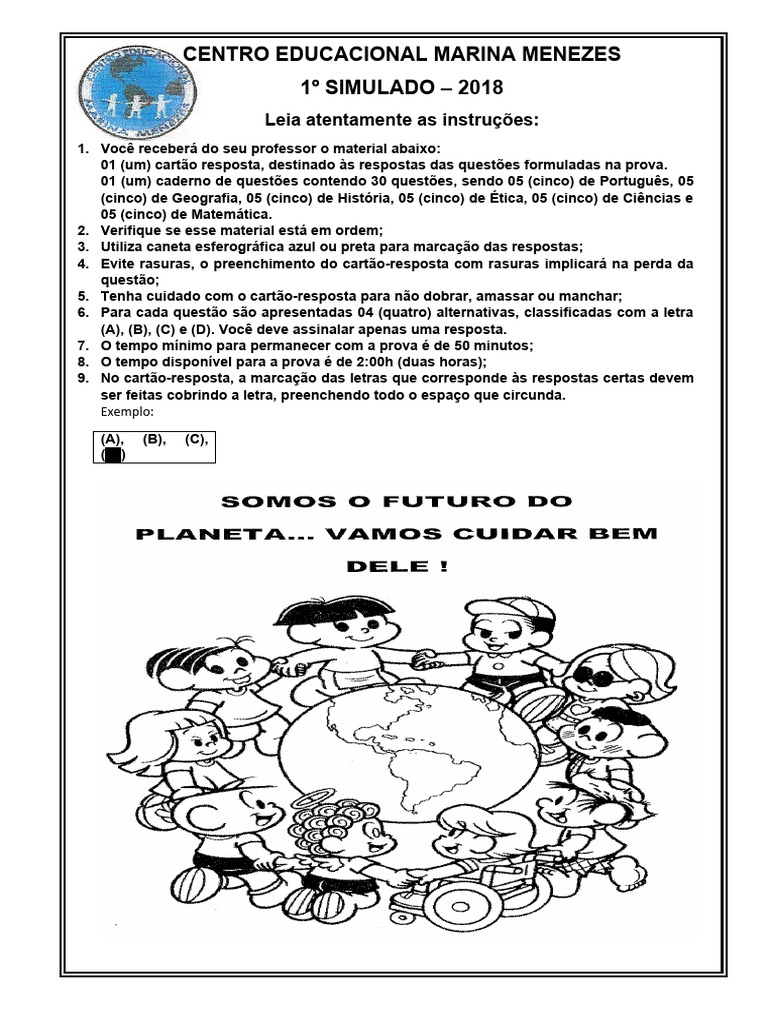 Capa Do Simulado | PDF