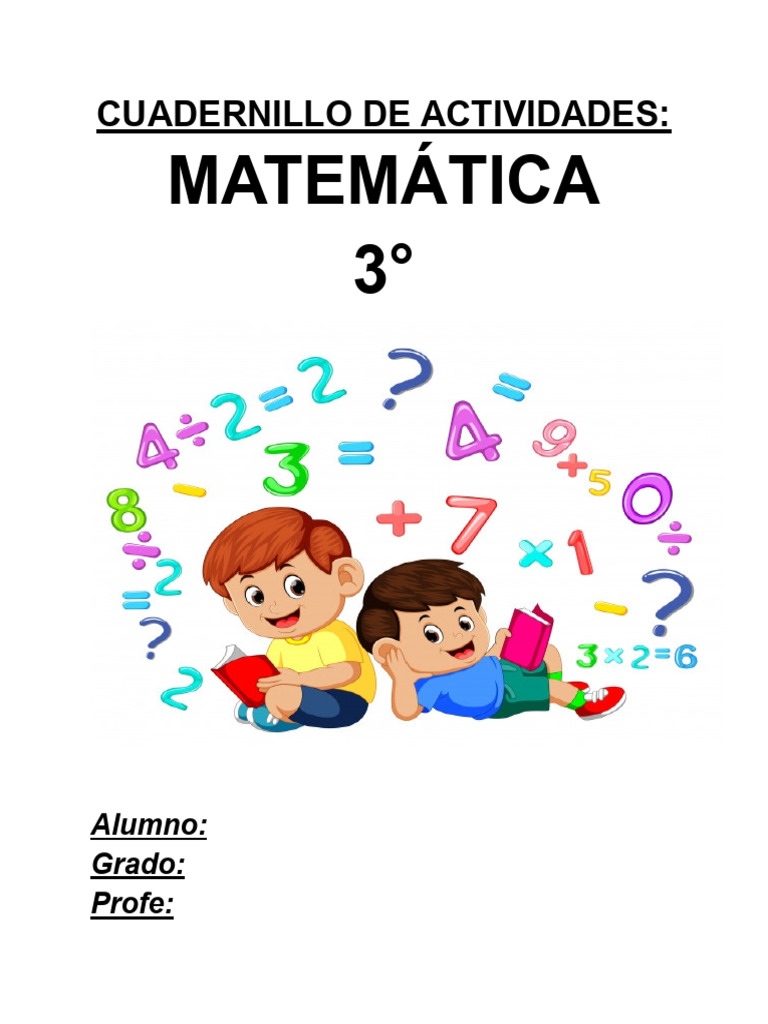 Cuadernillo Mate y Naturales 3°grado | PDF