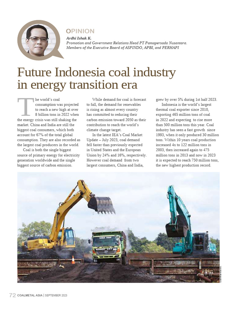 Indonesia's Coal Industry Outlook 2023 | PDF | Coal | International ...
