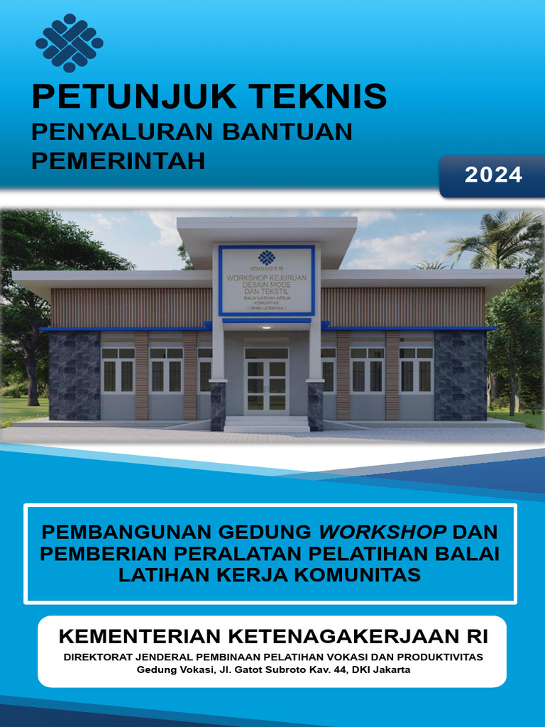 Juknis BLK Komunitas TA.2024 Lengkap Rev1 | PDF