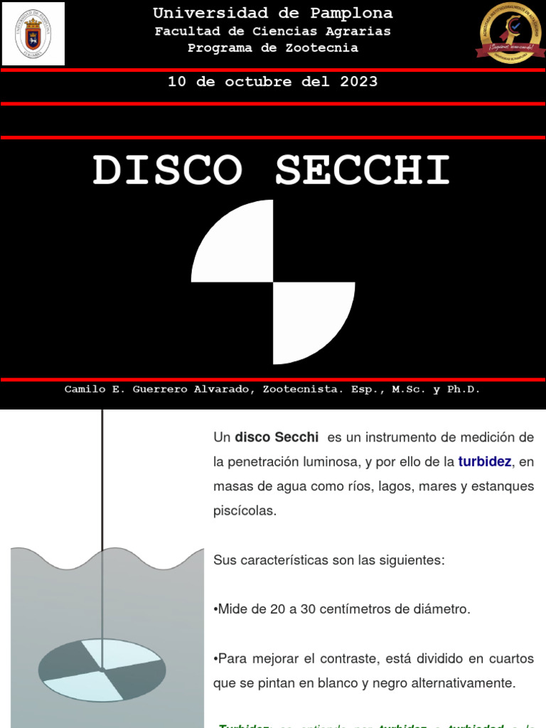 Disco Secchi 2023 | PDF