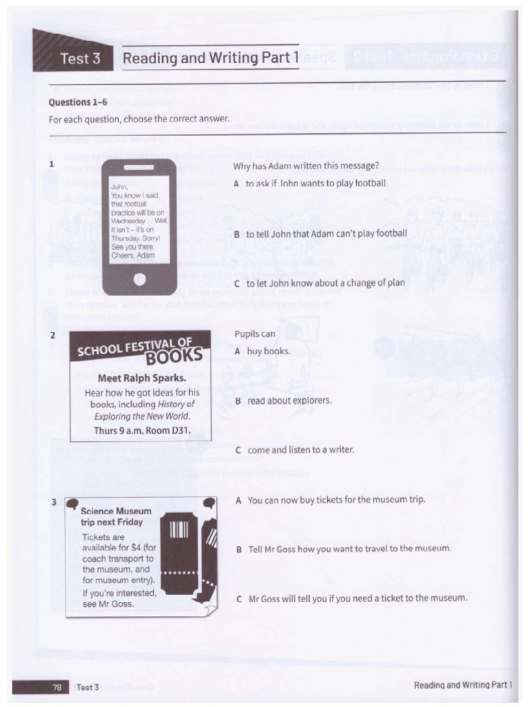 Practice Tests KET | PDF