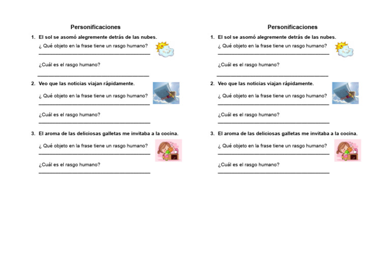 guia Personificaciones | PDF