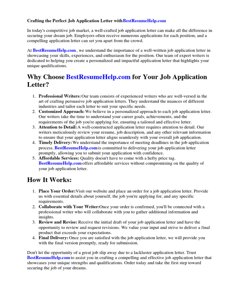 Job Application Letter India | PDF | Résumé | Employment