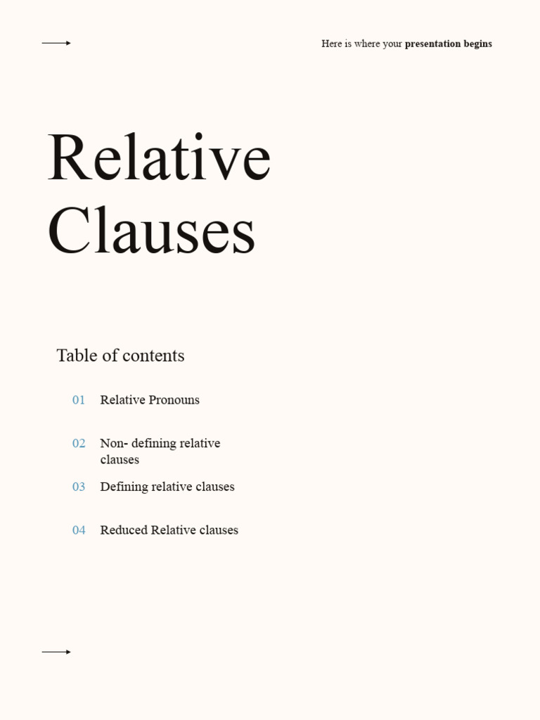 Relative Clauses | PDF | Pronoun | Language Mechanics