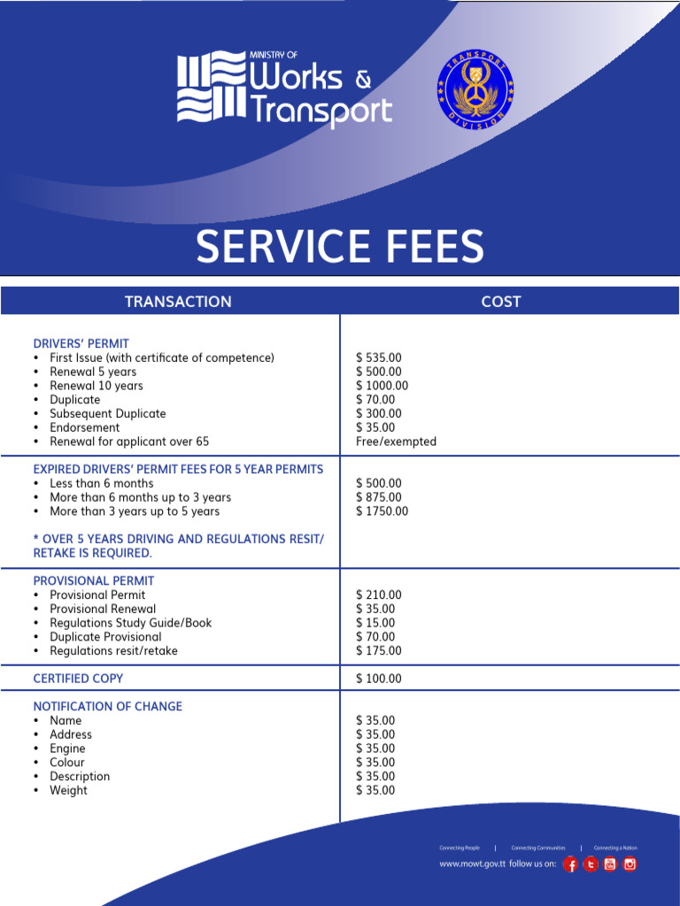 Transport Fees | PDF | Vehicles | Transport