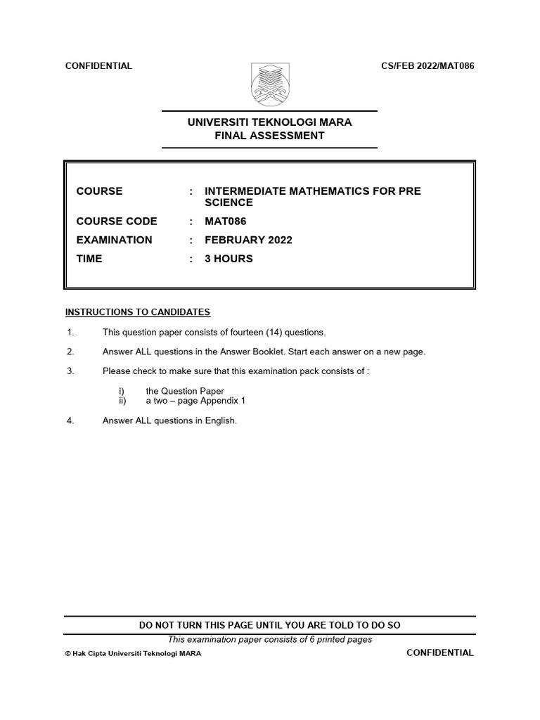 Faculty - Computer Sciences and Mathematic - 2022 - Session 1 - Pra ...