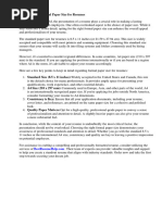 Standard Resume Sizes and Formats | PDF | Résumé | Typefaces