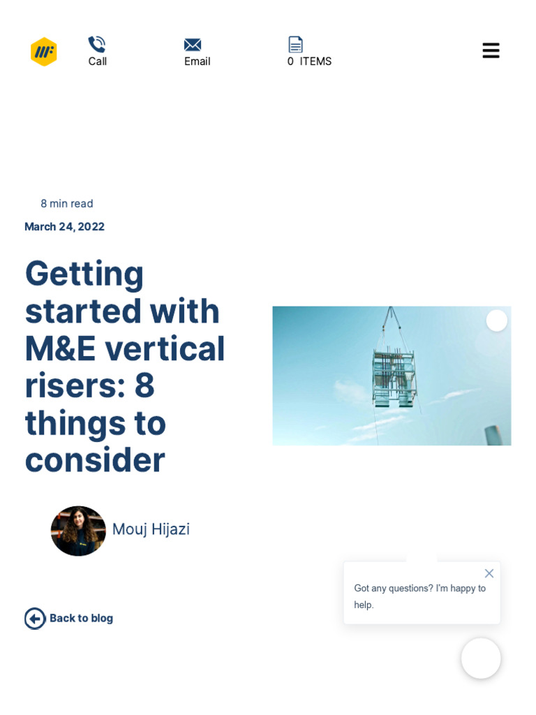 Getting Started With M&E Vertical Risers - 8 Things To Consider | PDF ...