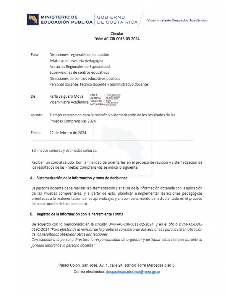 Mep 2024 | PDF | Maestros | Aprendizaje