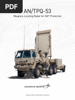 AN/TPQ-50 Counterfire Radar Overview | PDF | Artillery | Radar
