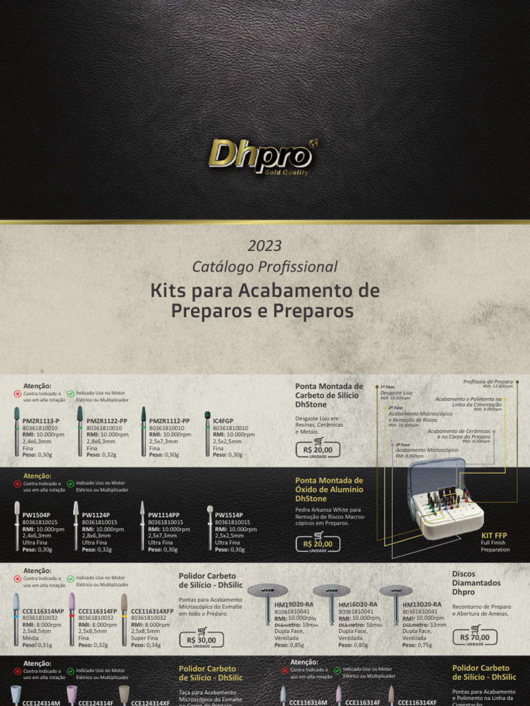 Catalogo Dhpro Preparo | Download grátis PDF | Metrologia | Compostos ...