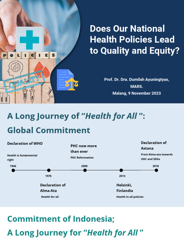 Indonesia's Health Policies: Quality & Equity | PDF | Urology ...