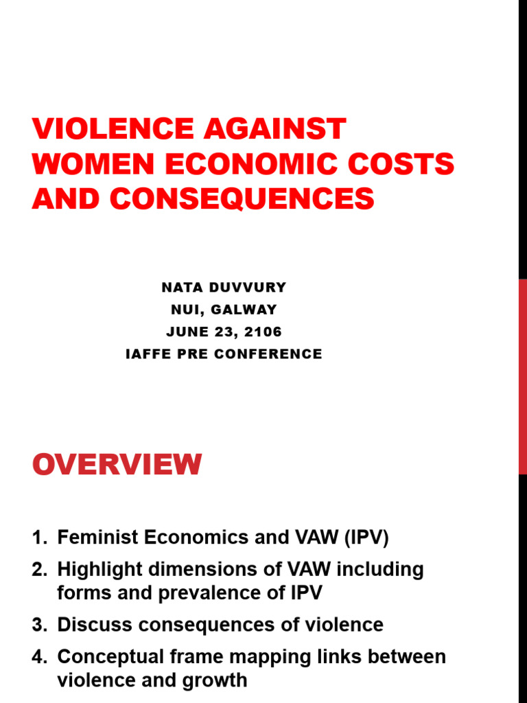 Economic Impact of Violence Against Women | PDF | Violence | Economics