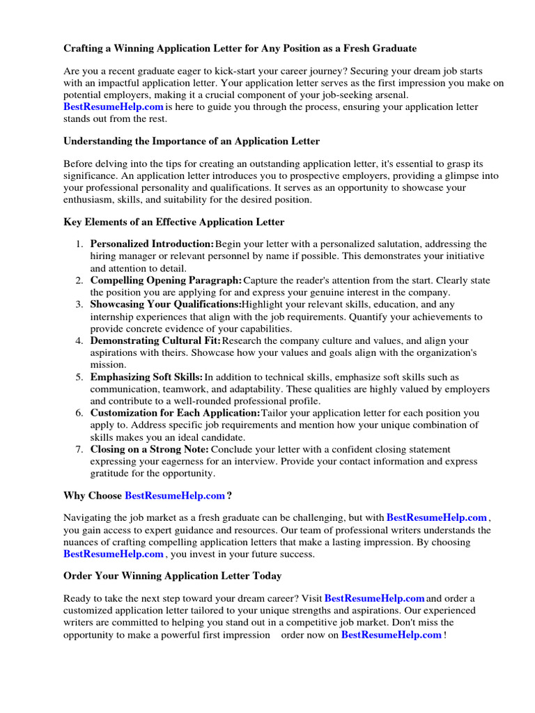 Fresh Grad Job Application Guide | PDF | Résumé
