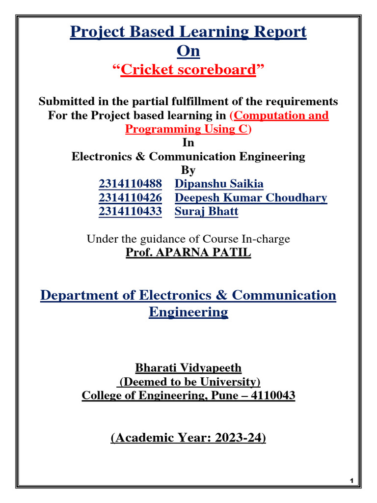cp pbl | PDF | Computing | Computer Science