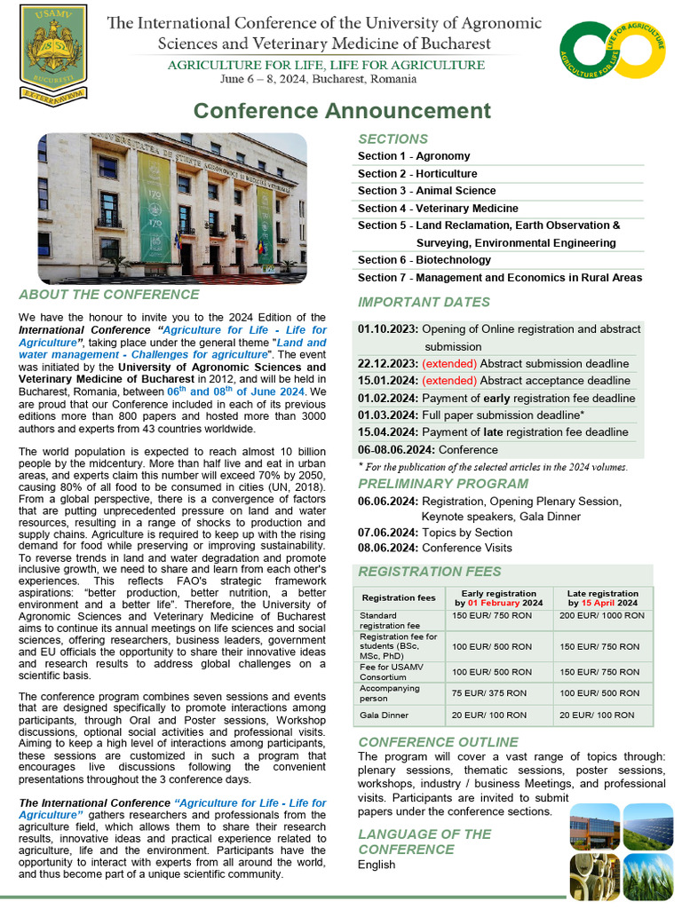 ConferenceFlyer Ed13 2024 A4L Announcement EN | PDF | Academic Journal | Science