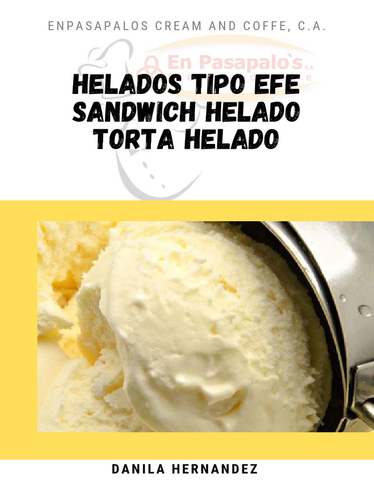 Recetas de Helados y Postres Fríos | PDF | Helado | Chocolate