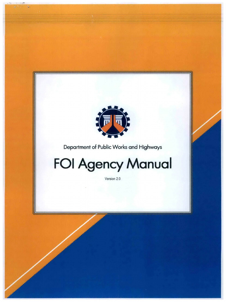 FOI Agency Manual | PDF