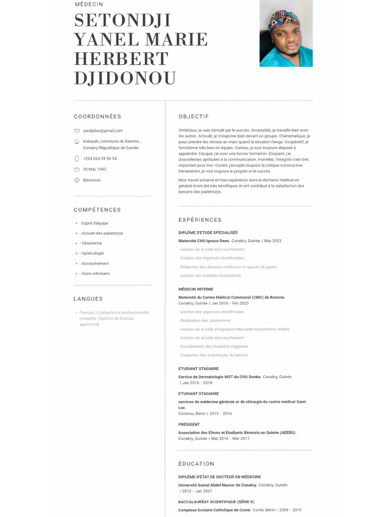 CV Yanel | PDF