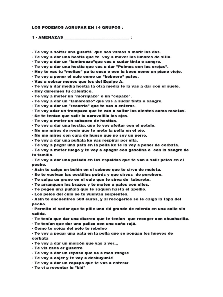 Dichos y Refranes 1 | PDF