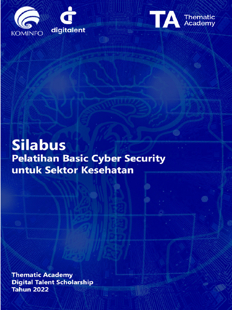 Silabus TOT Basic Cyber Security Untuk Sektor Kesehatan | PDF