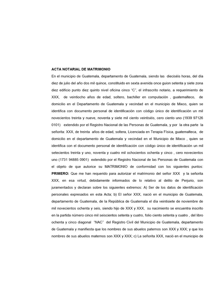 Actas Notariales Affan | PDF | Administración Pública | Guatemala