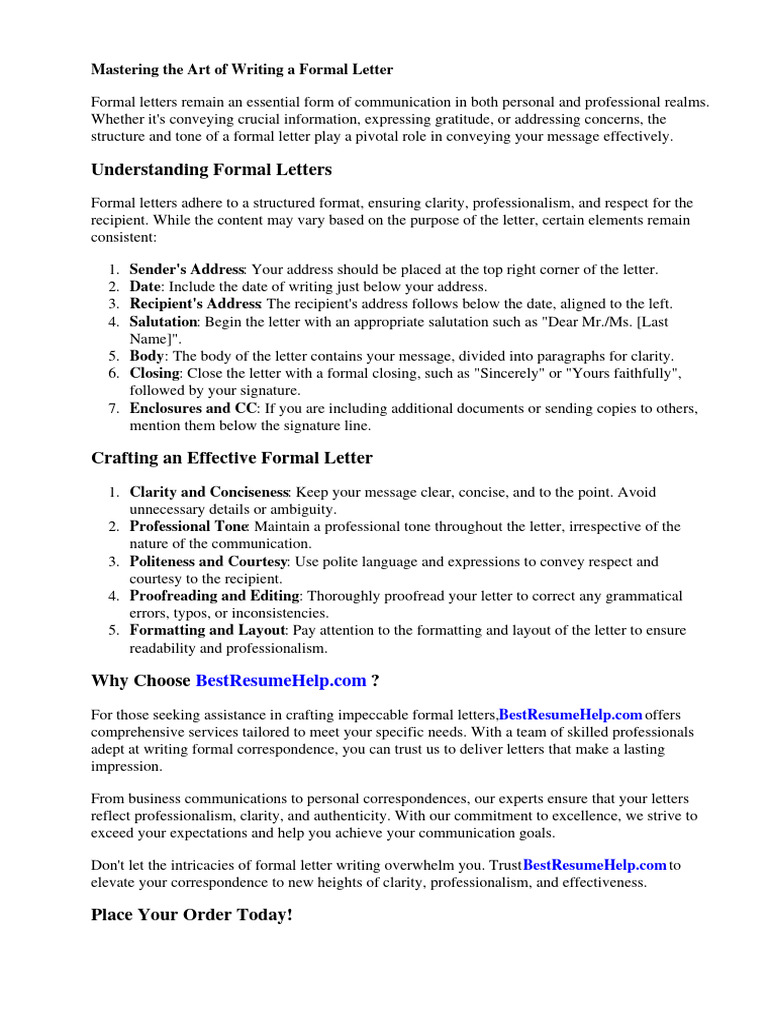 Formal Letter Format in Spanish | PDF | Spanish Language | Proofreading