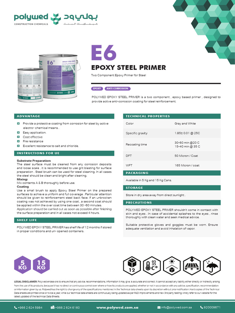 E6 | PDF | Epoxy | Corrosion