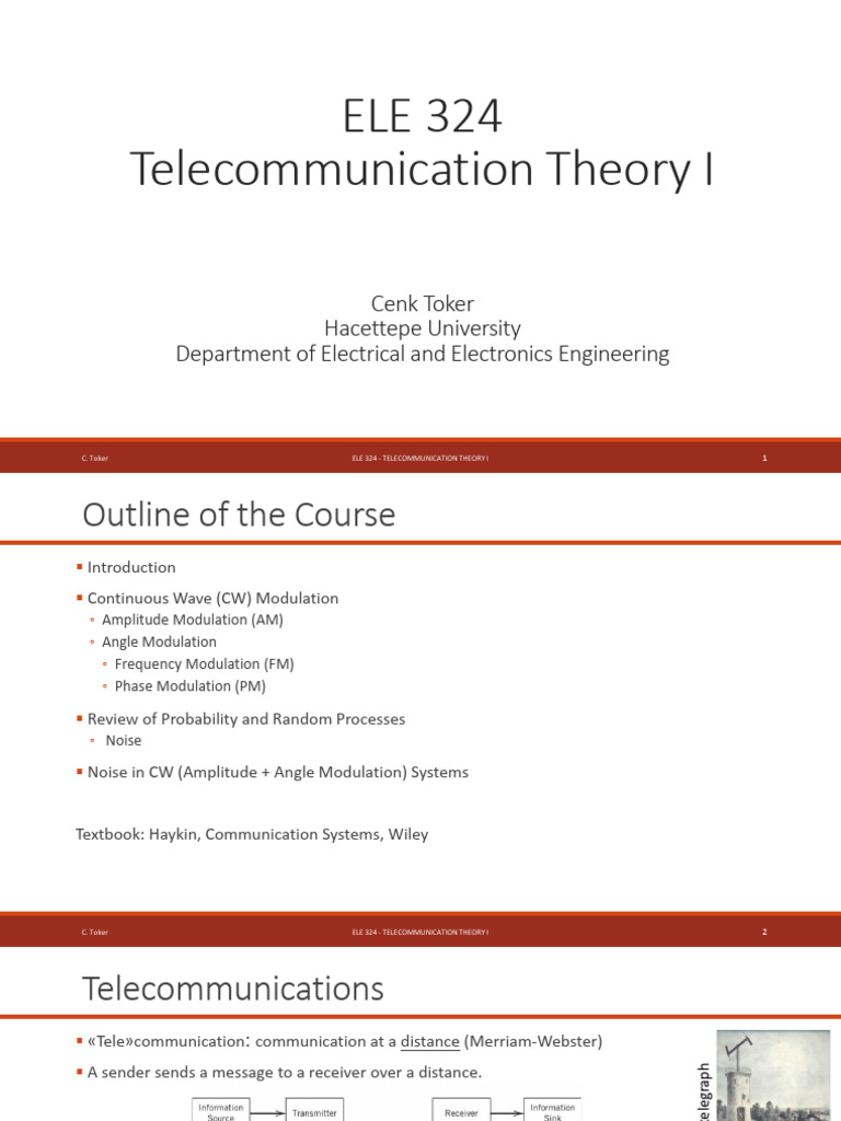 Communication Theory Intro+AM+DSB+SSB | Download Free PDF | Modulation | Telecommunications ...
