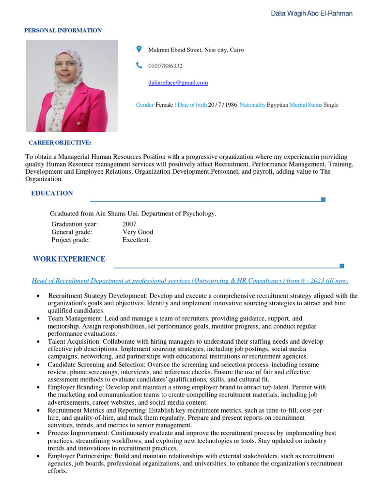 Dalia Wagih Refaee | PDF